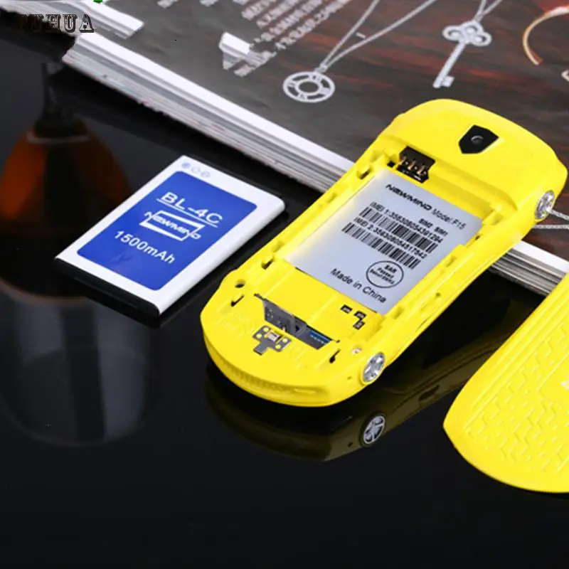 Original Newmind F15 Unlocked Flip Phone Dual Sim Mini Sports Car Model ...
