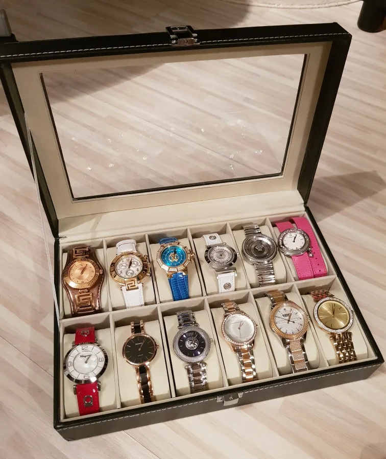 Watch Display Case Storage Box Gift Idea for Him and Her