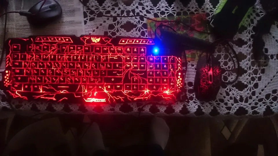 Mechanical Gaming Keyboard Mouse Set - Life Changing Products