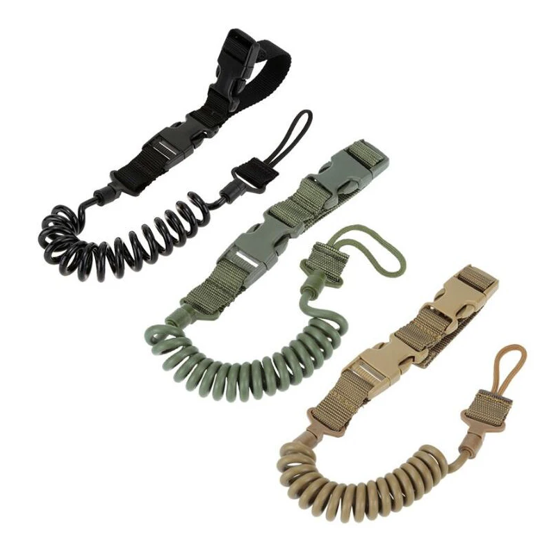 Tactical Gun Sling Gun Strap Shoulder 2 Point Airsoft Safety Spring ...