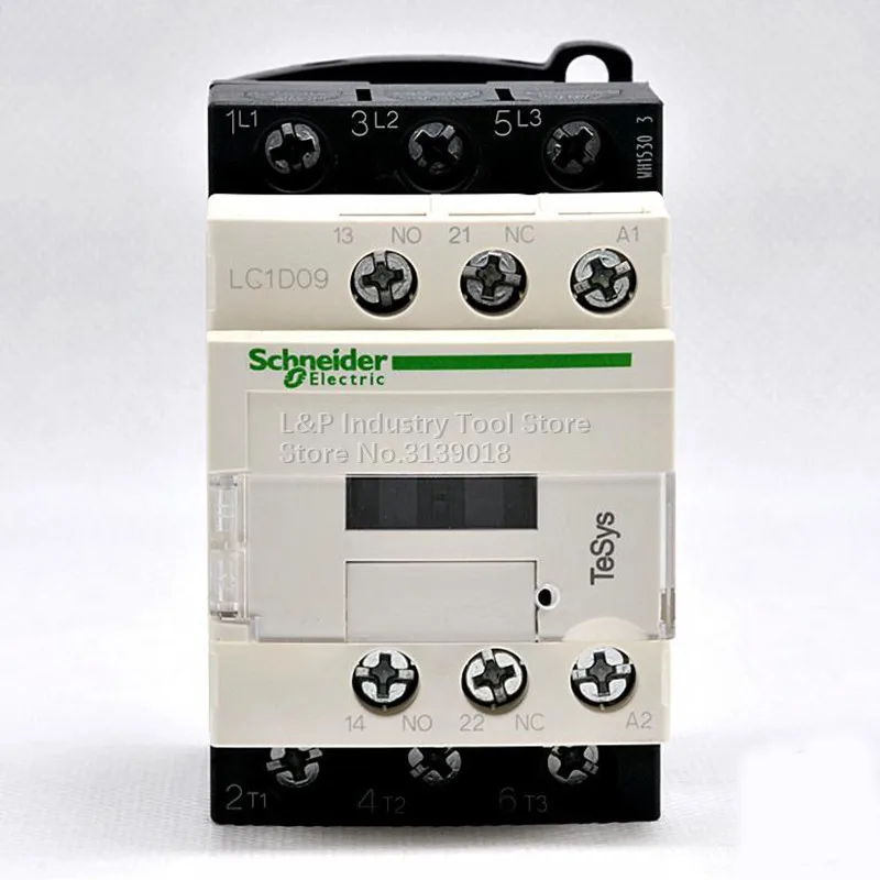Schneider Contactor LC1D09M7C AC220V, LC1D09Q7C, 380V, LC1D09F7C, 110V ...