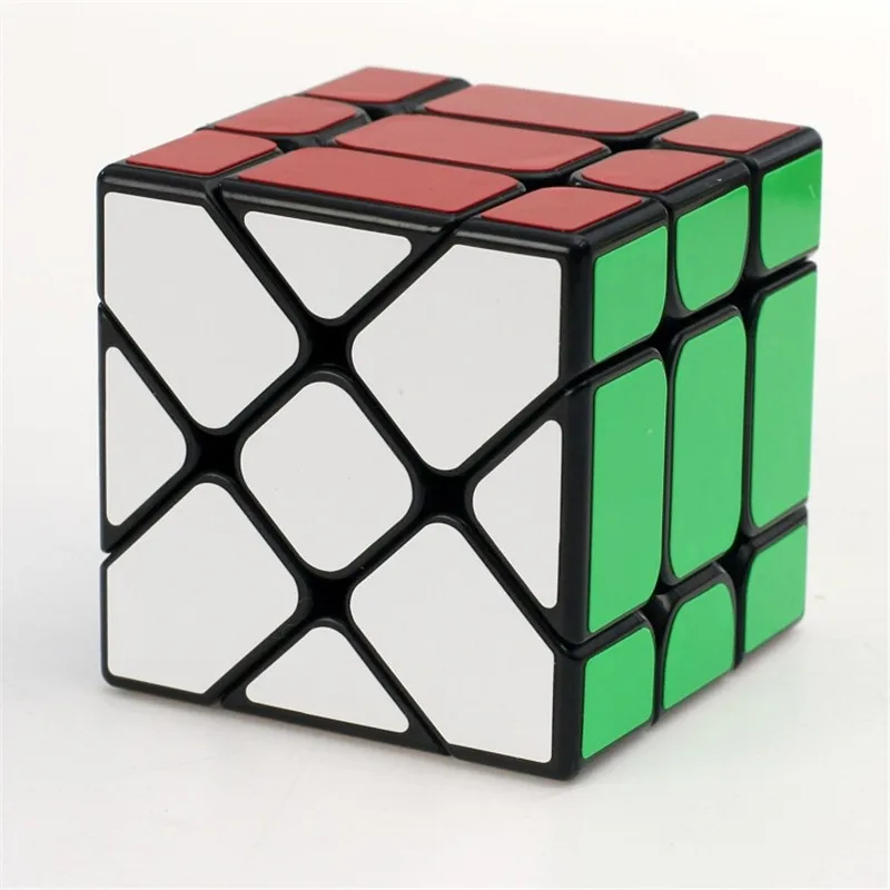 57mm PVC Sticker Magic Cube Twisted Speed Cube Educational and Puzzles ...