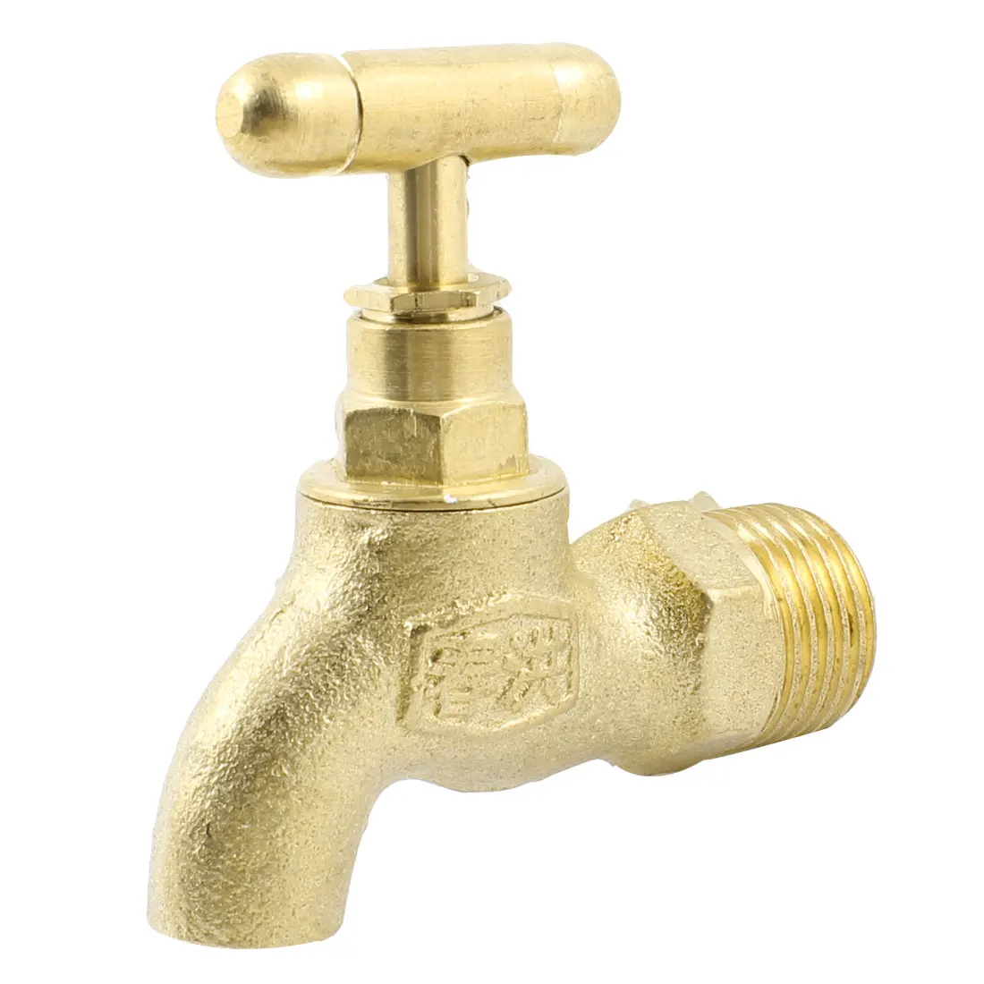 UXCELL Garden Kitchen Turn Handle Brass Tone 1 2 Pt Male Thread Water UXCELL Garden Kitchen Turn Handle Brass Tone 1 2 Pt Male Thread Water