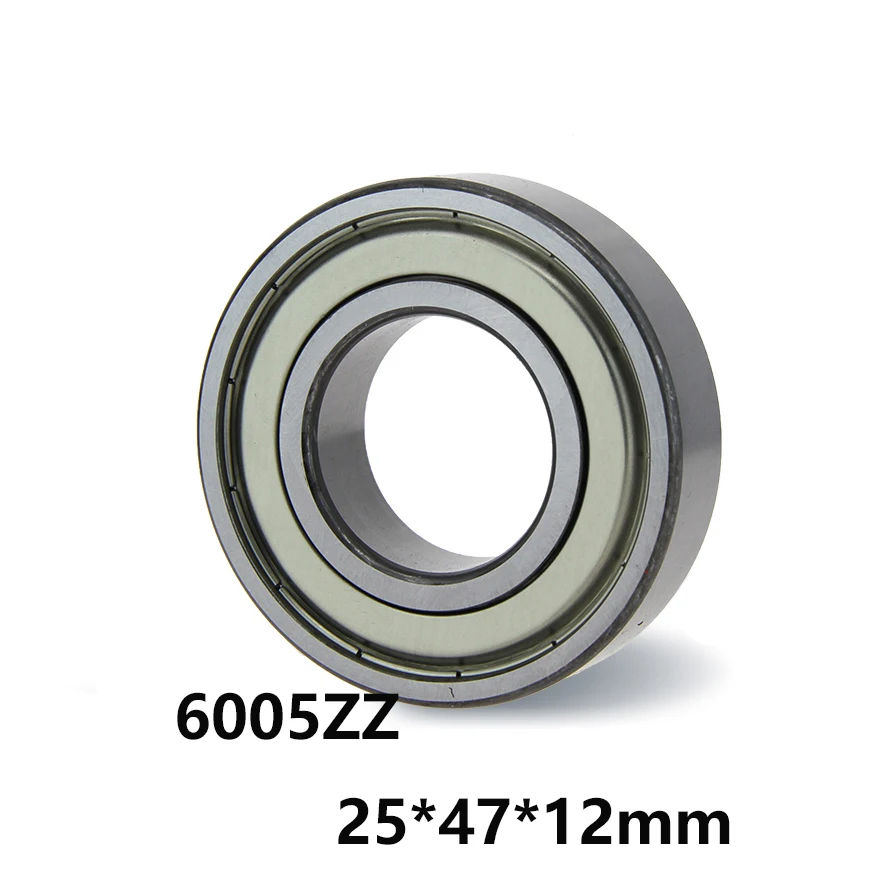 5pcs/lot 6005ZZ Deep Groove Ball Bearing 6005 ZZ 6005ZZ 25*47*12mm 25 ...