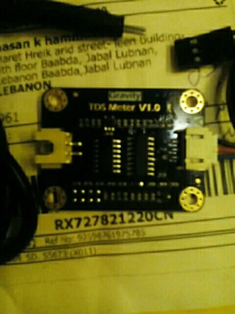 DFRobot Gravity Analog TDS Total Dissolved Solids Sensor Meter 3.3~5.5V ...