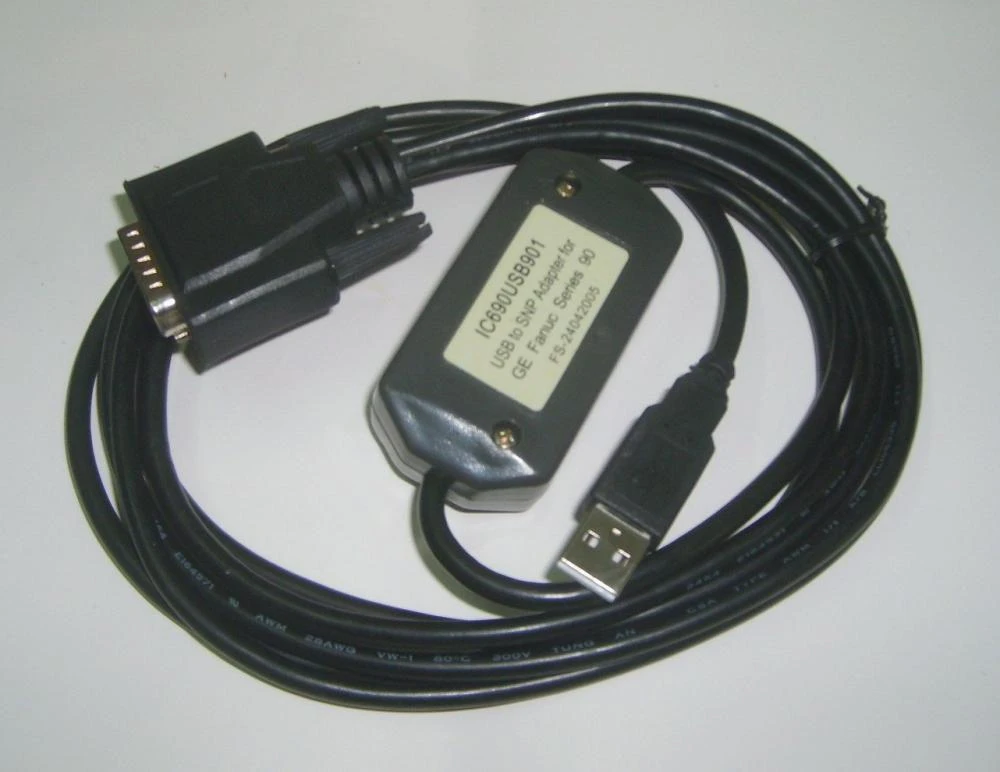 Ic690usb901 Programming Cable For Ge Fanuc Snp 90 Series Plc ...