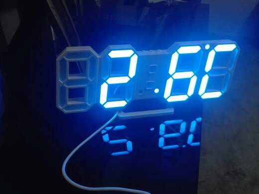3D Digital Wall Clock LED Light - Life Changing Products