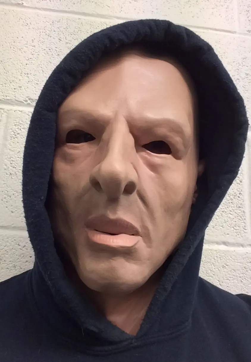 Realistic Prisoner Mask Ferocious Strong Man Human Face Latex Mask for ...