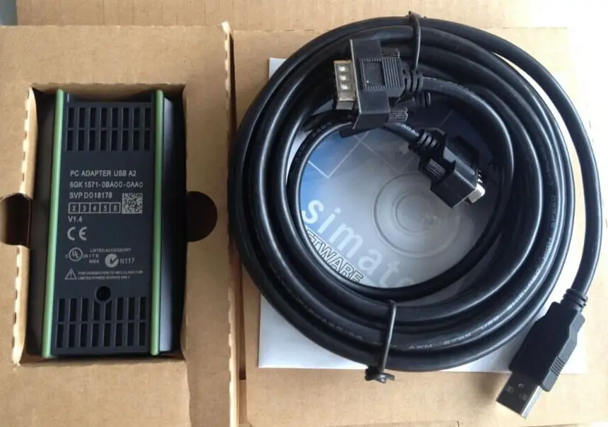 Adaptador pc usb a2, cabo para siemens tabletes/300/400, plc, dp ppi ...