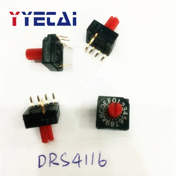 0 F/16 8421C Rotary DIP Switch Code Switch DRS4116 Inverse|switch ...