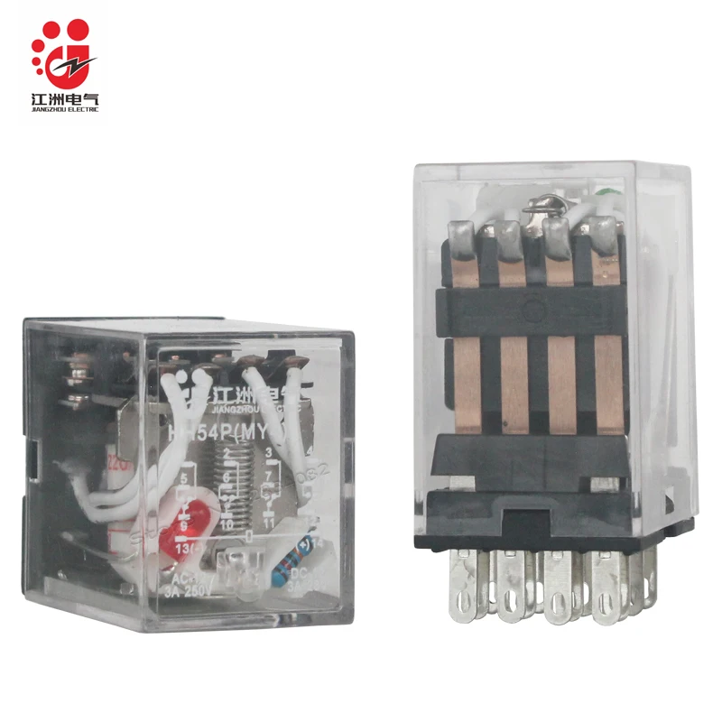 220VAC AC 220V 4 paris Coil Mini small relay General purpose 14 needles ...