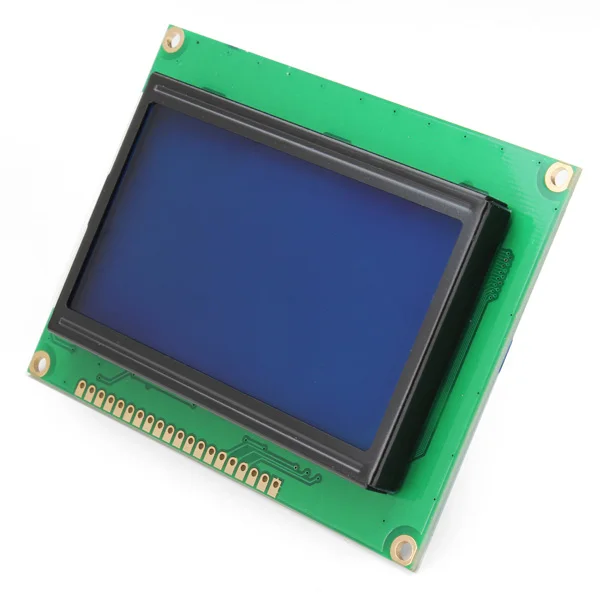 New Arrival 128 x 64 LCD Display Module Blue Screen Backlight For ...