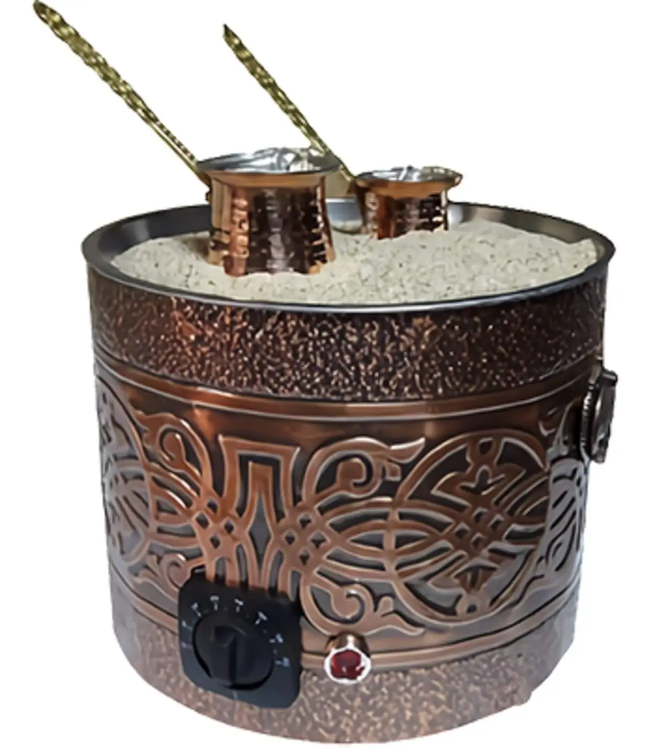 Authentic TURKISH ARABIC COPPER ELECTRIC HOT SAND COFFEE MAKER HEATER ...