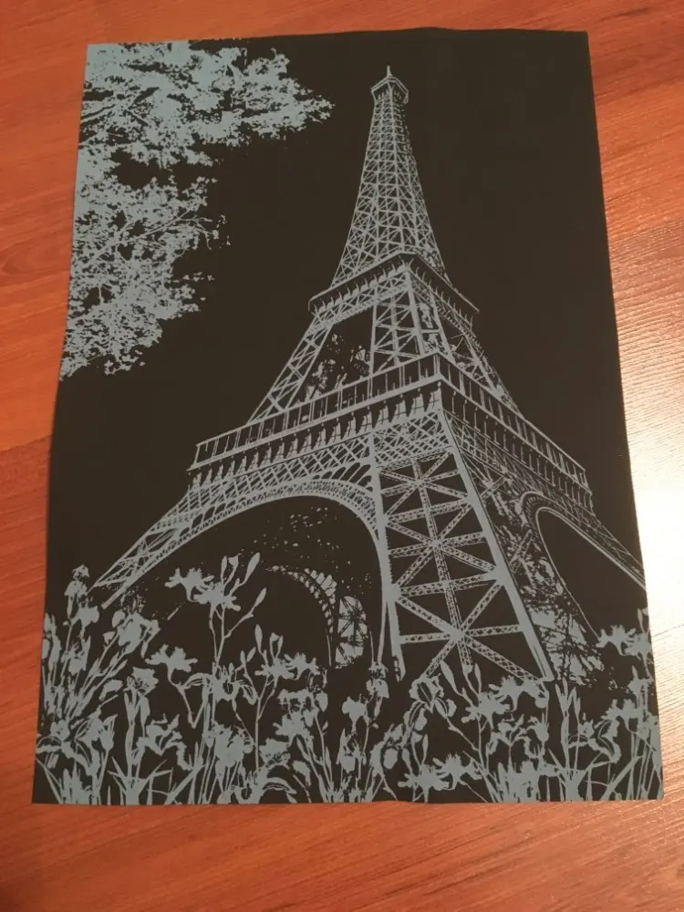 Scratchboard DIY Landscape Art - Life Changing Products