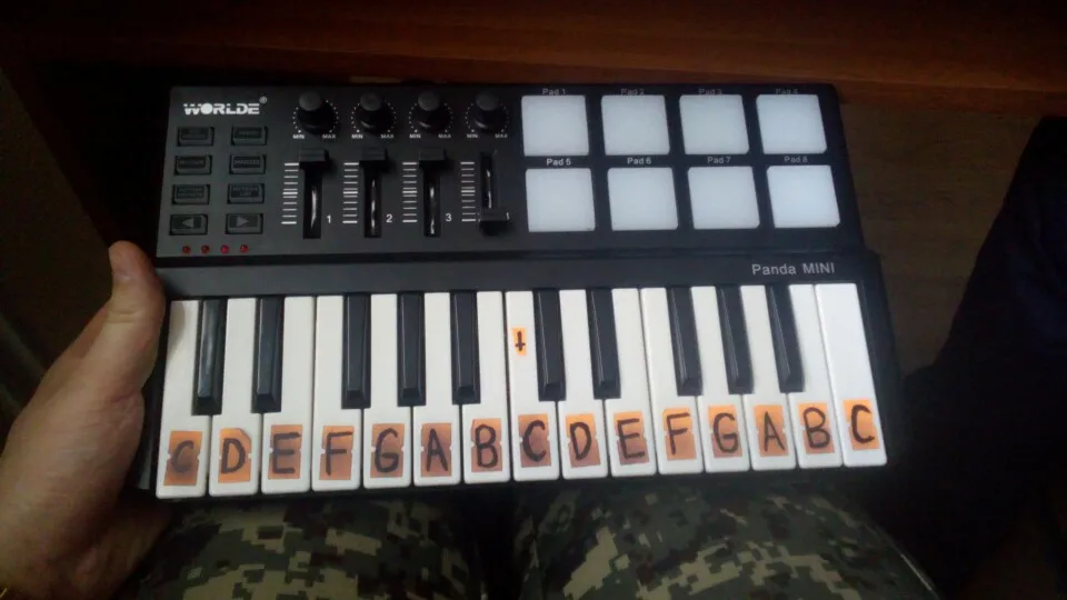 Portable USB Keyboard and Drum Pad MIDI Controller - Life Changing Products