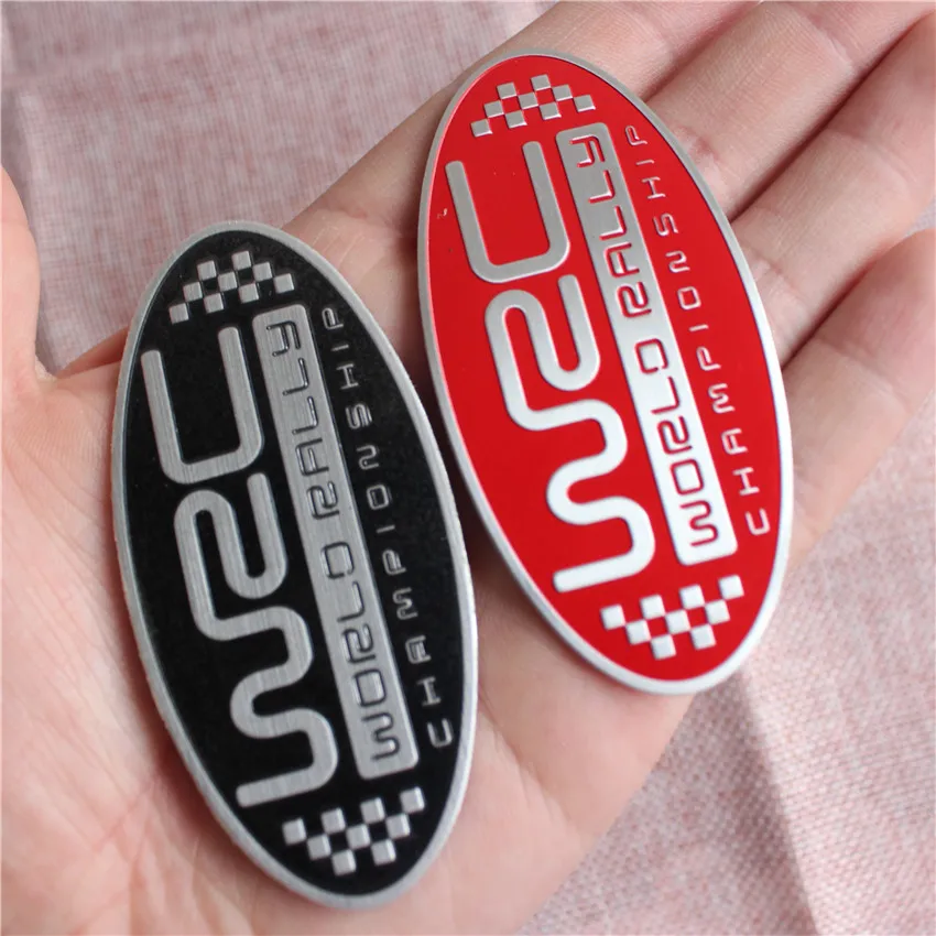 Hot WRC FIA World Rally Championship Car Metal Sticker Decal For TOYOTA ...