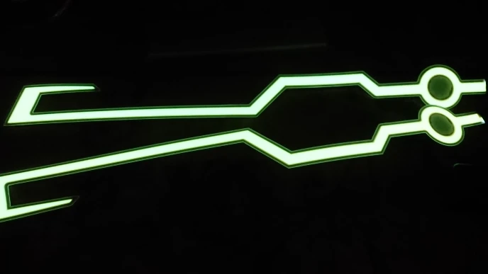 Helmet Stickers Electroluminescent Light - Life Changing Products