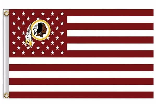 Washington Redskins US flag with star and stripe 3x5 FT banner-in Flags ...