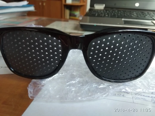 Pinhole Glasses for Eye Protection and Corrective Vision Care