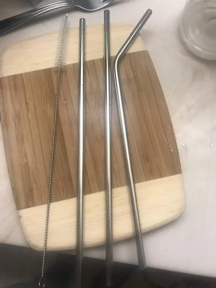 Stainless Steel Reusable Straws (Set of 4) - Life Changing Products