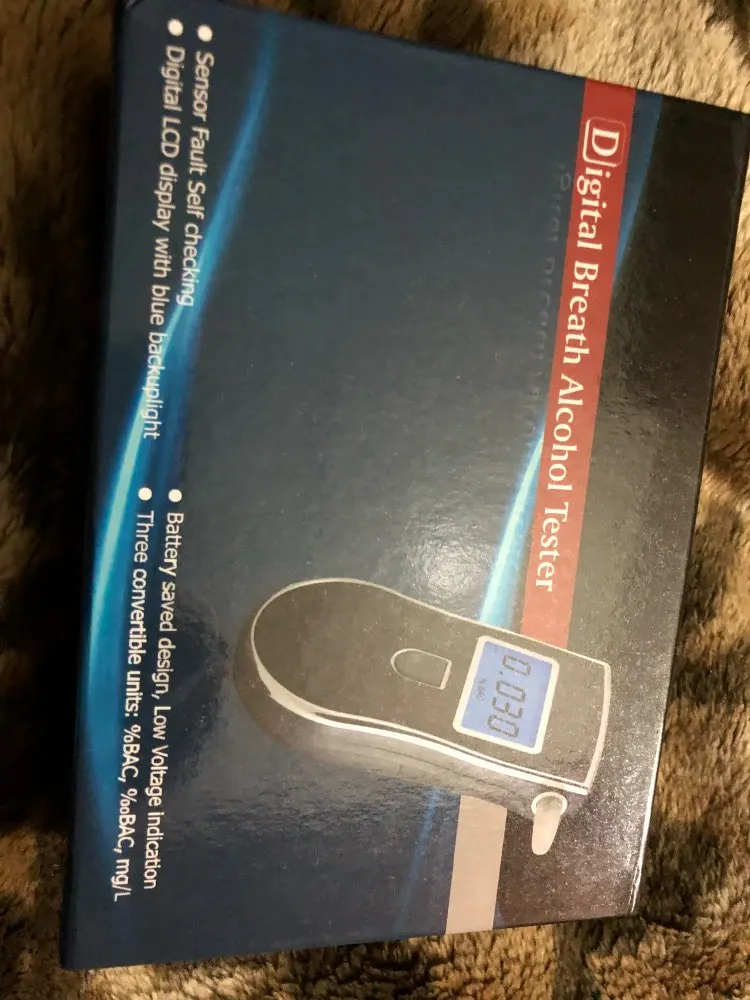 Breathalyzer Alcohol Breath Test BAC Analyser - Life Changing Products