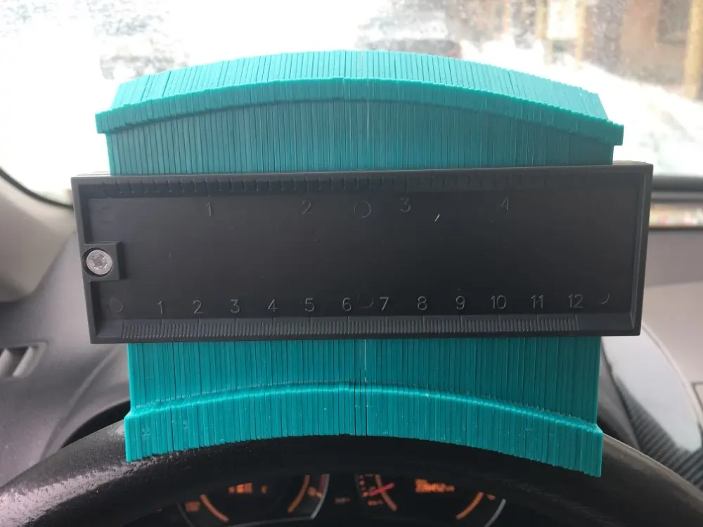 Contour Gauge Plastic Angle Copier - Life Changing Products