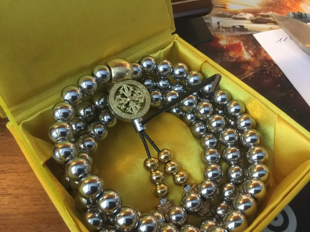 Self Defense Metal Buddha Bead Necklace Whip - Life Changing Products