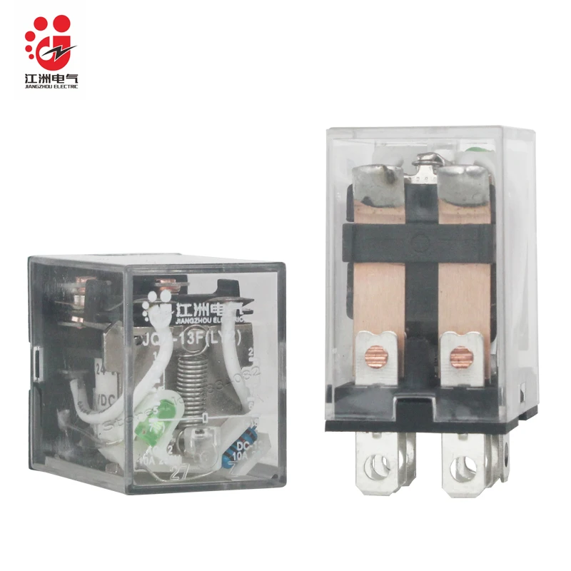 24VDC DC 24V 2 paris Coil Mini small relay General purpose big 8 ...