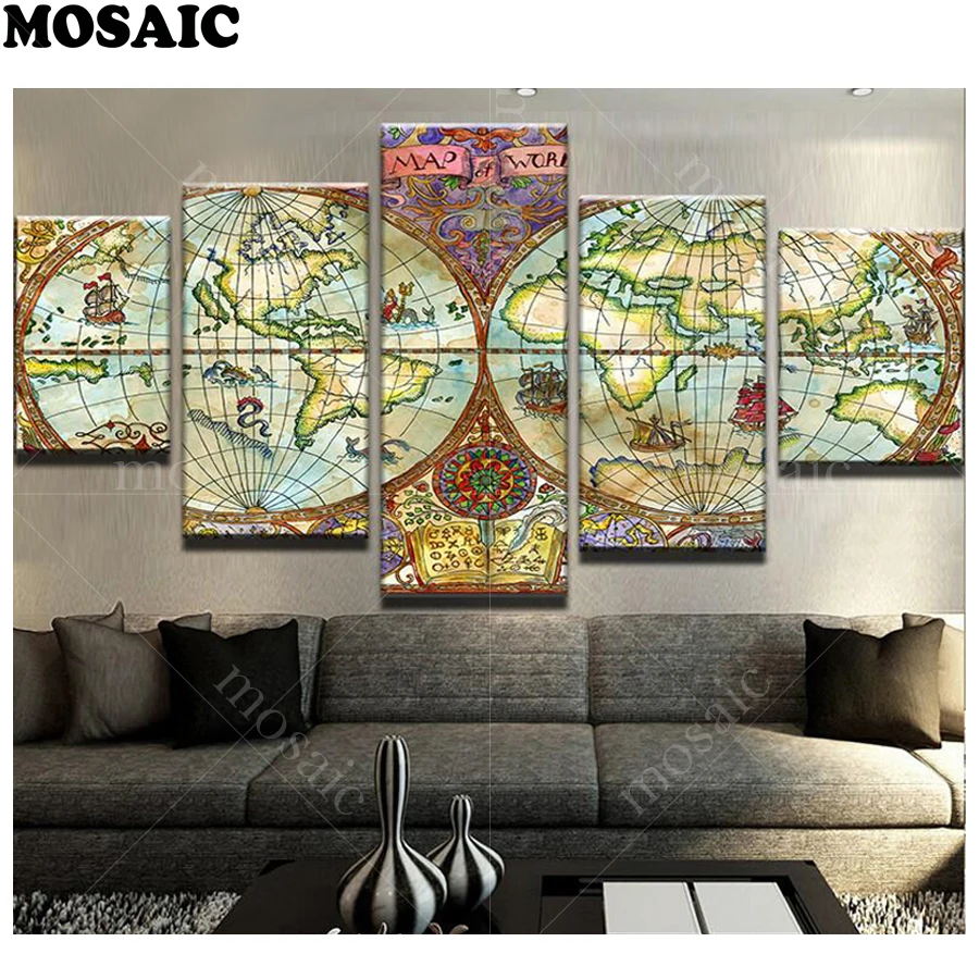 Pintura-de-diamantes-5d-DIY-bordado-de-diamantes-cuadrados-completos ...