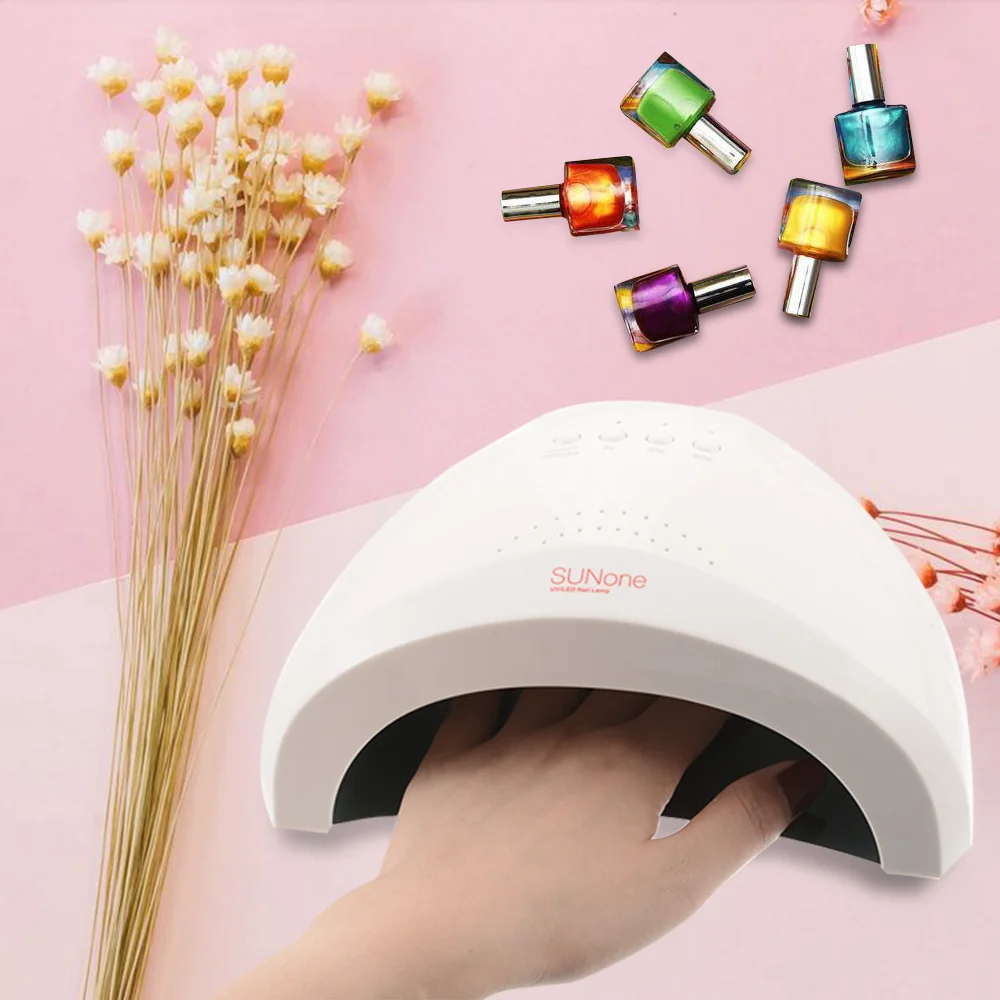 SUNone UV LED Lamp Nail Dryer for Curing All UV Gel Nail 48W/24W Auto ...