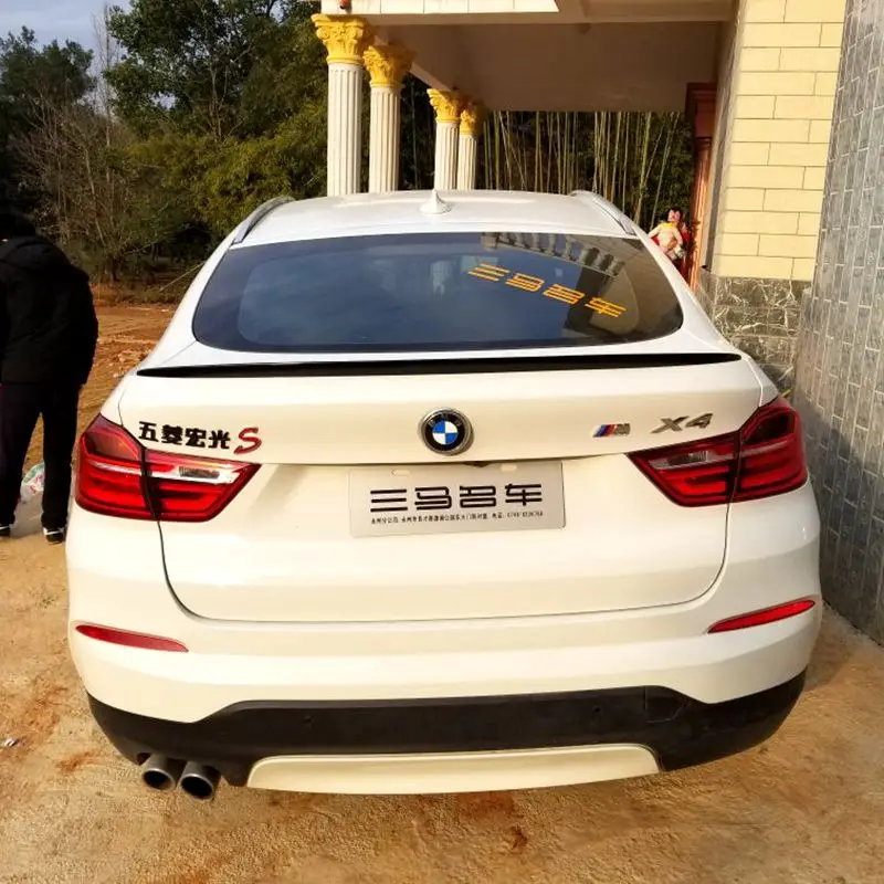 For BMW F26 X4 Spoiler A Style ABS Material Car Rear Wing unpaint Color ...