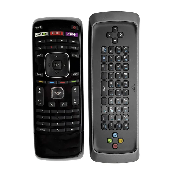 New Xrt302 Qwerty Keyboard Remote Control Fit For Vizio Led Hdtv