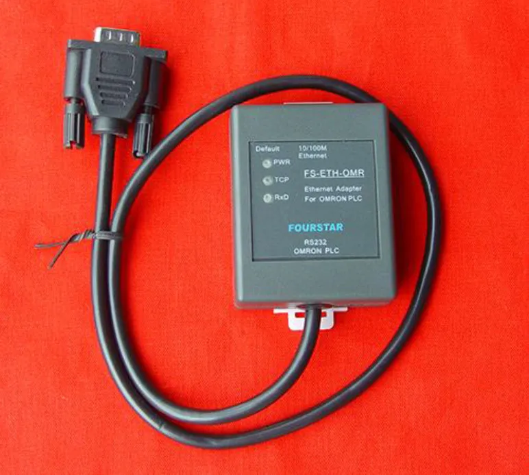Adaptador Ethernet para programación PLC Omron, RS232 aislado a RJ45 ...