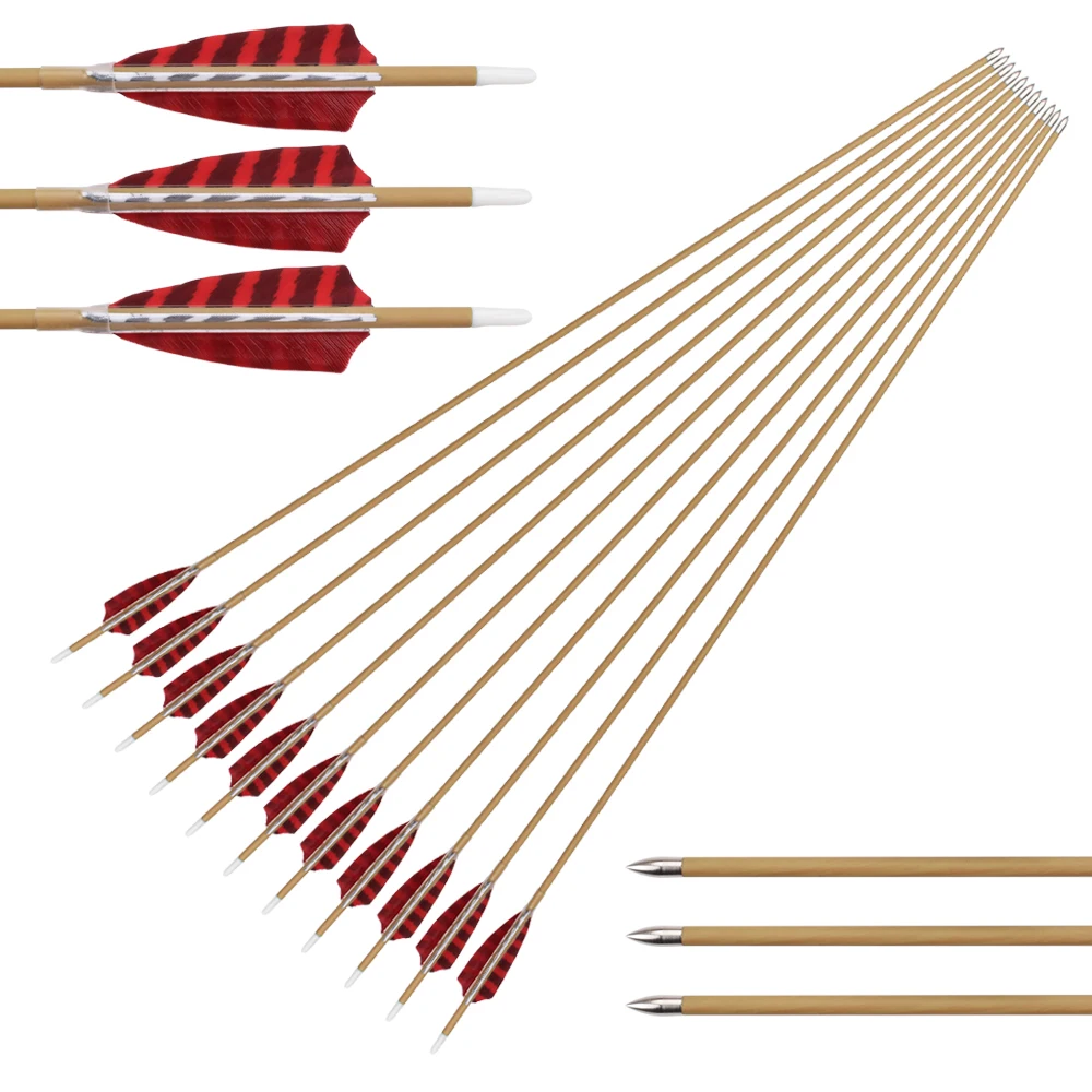 Tira de flecha de carbono para caza y deporte al aire libre, 24 piezas ...