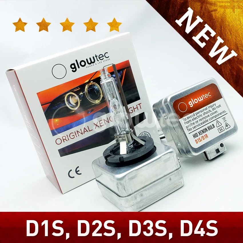 Glowtec 2pcs 35w D1s D2s Headlight Bulb Hid Lamp Car Light 4300k 5000k 6000k 8000k 10000k 12000k ...