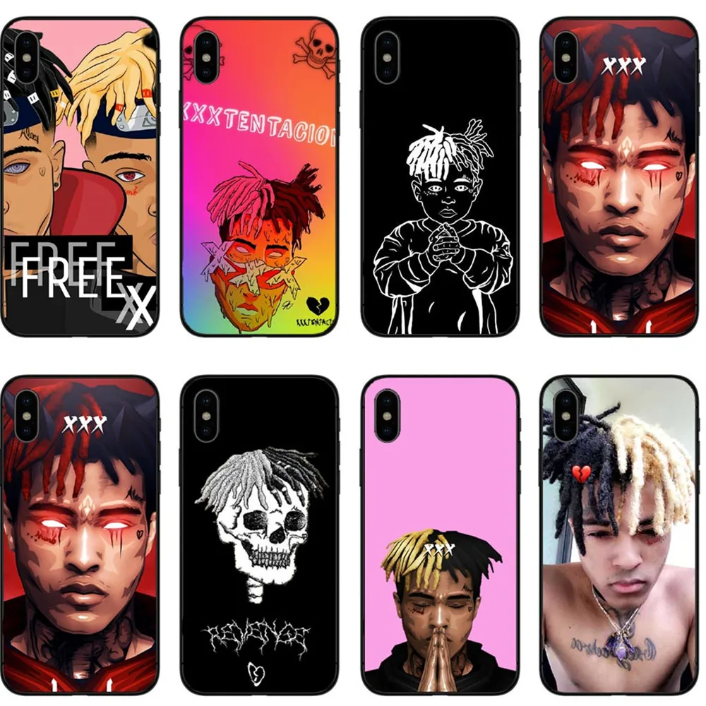 Fashion Xxxtentacion silicone Rubber TPU Phone Cases Super star Cover ...