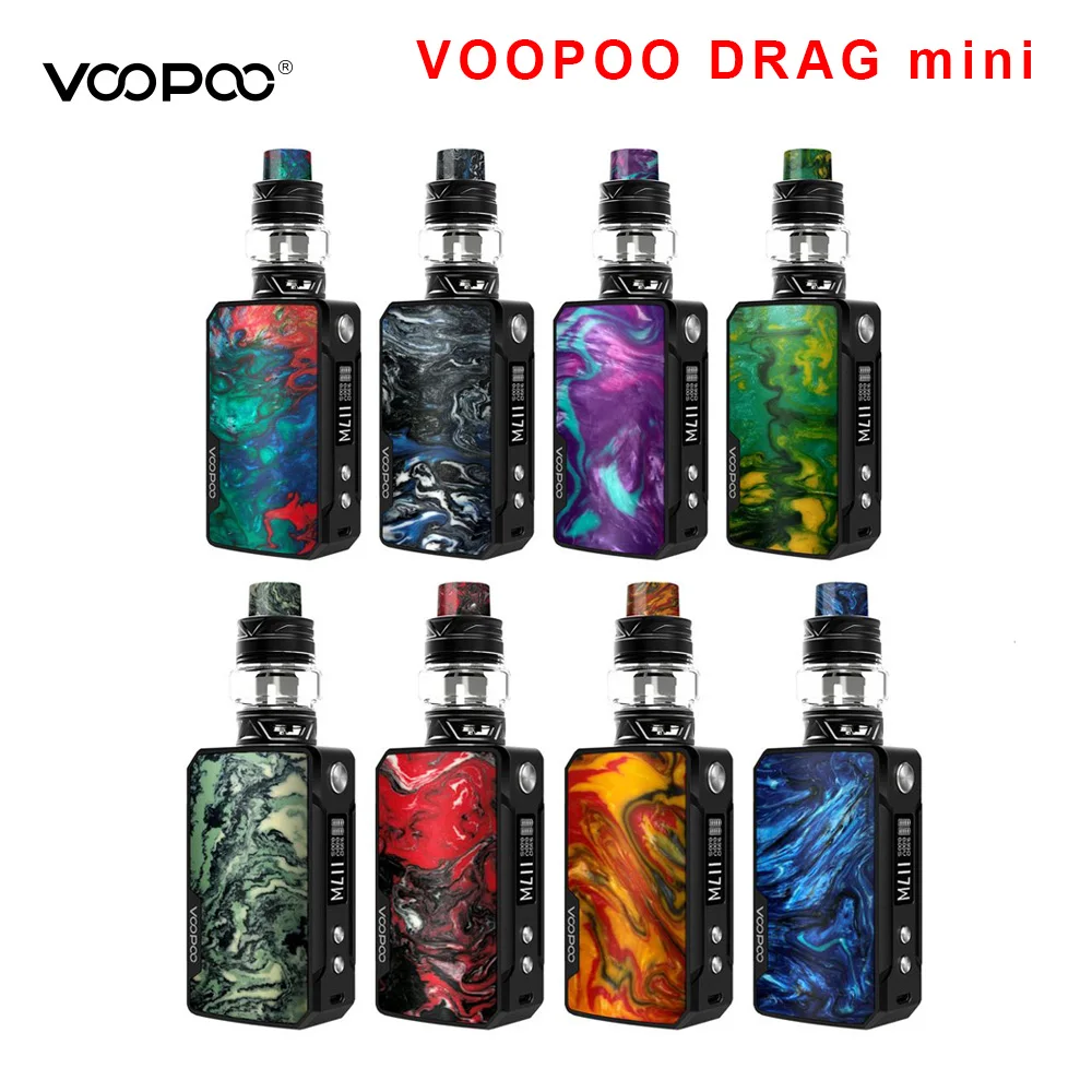 VOOPOO DRAG MINI Kit Vape With 4400mah Battery Mod 5ml/2ml Uforce T2 ...