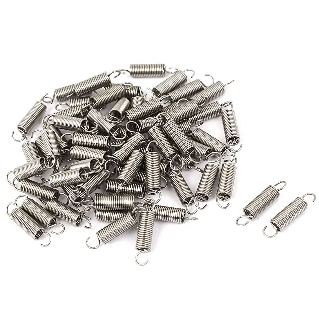 UXCELL 64pcs Extension Springs Small Dual Hook Tension Spring 0.5mm ...