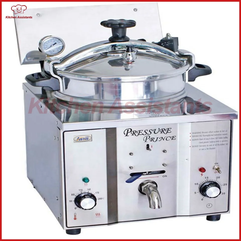 MDXZ16 mini counter top electric pressure fryer chicken potato oil deep ...