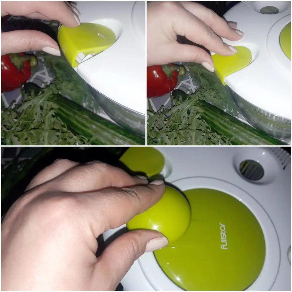 Salad Spinner Fruit and Vegetable Rinser - Life Changing Products