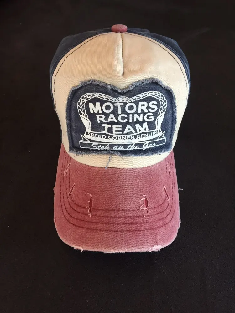Fitted Baseball Cap | Motor Racing Team Hat | Cool Hats For Men and ...