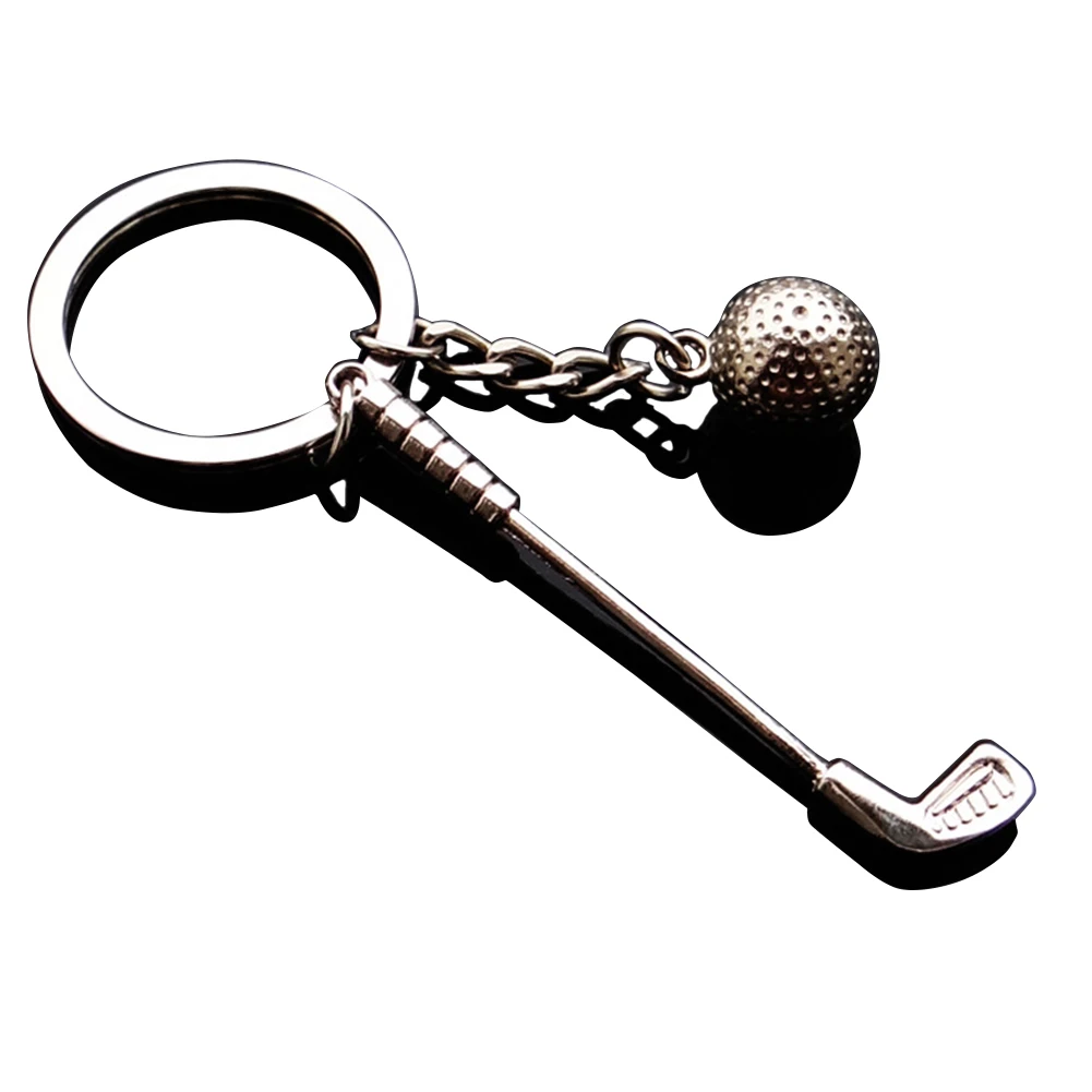 Fashion Golf Chain Pendant Car Keychain Bag Wallet Decoration Key Ring ...