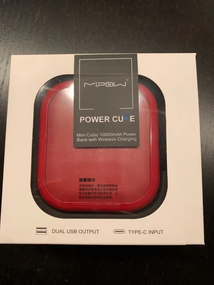 PowerCube 10000W PD Fast Power Bank with Qi Wireless Charge Feature丨MIPOW