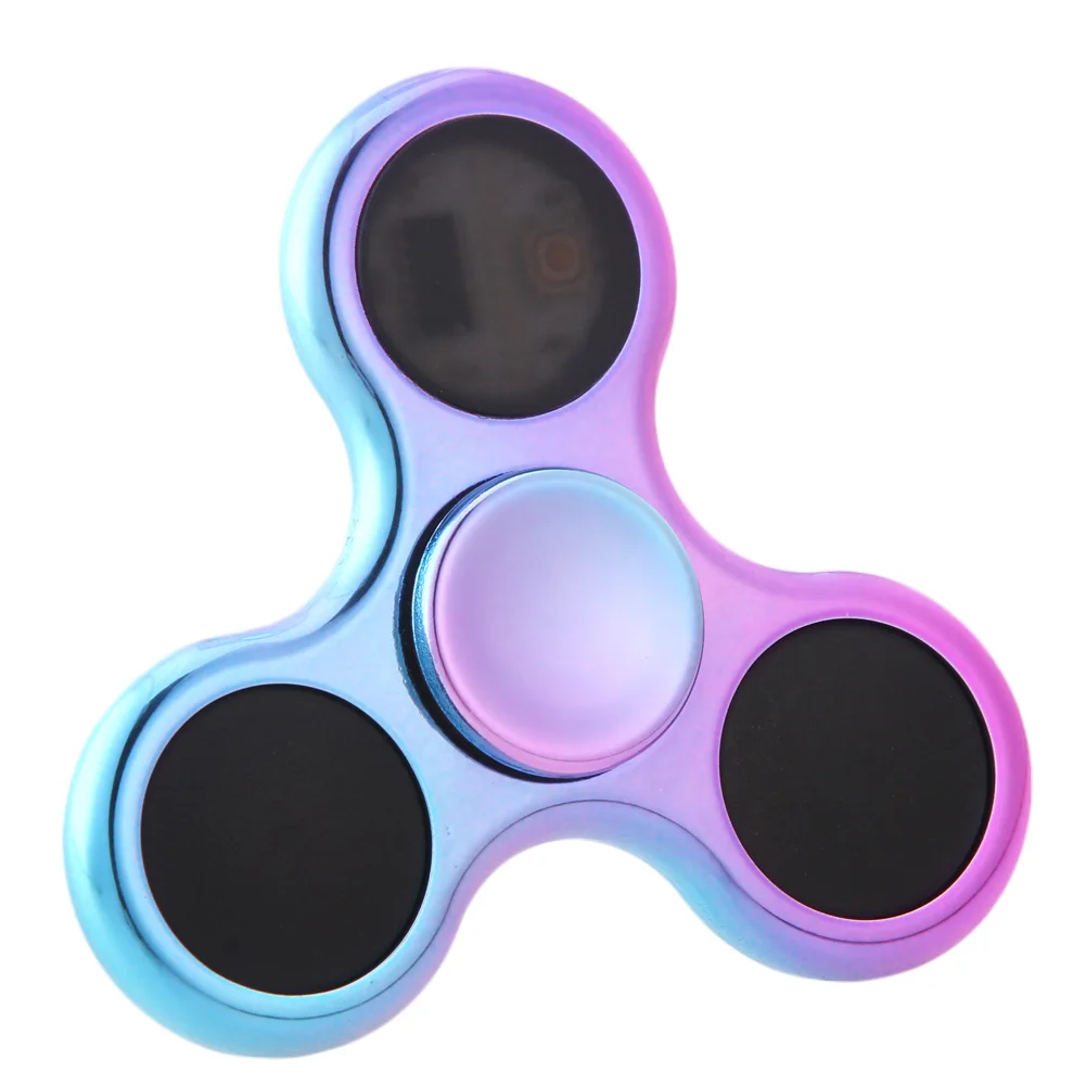Finger Spinner Funny Spinner LED Light ABS EDC Stress Wheel Hand ...