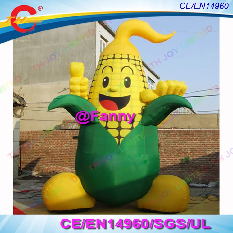 4m13ft/6m20ft/8m26ft Giant outdoor standing up inflatable corn balloon ...