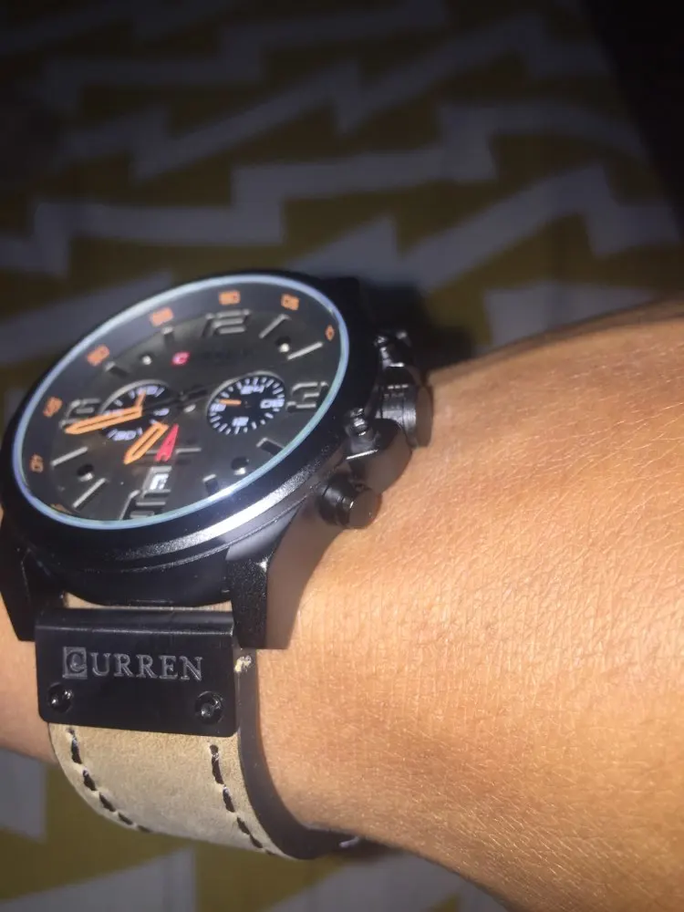 Wrist Watch For Men In Leather Design - Life Changing Products