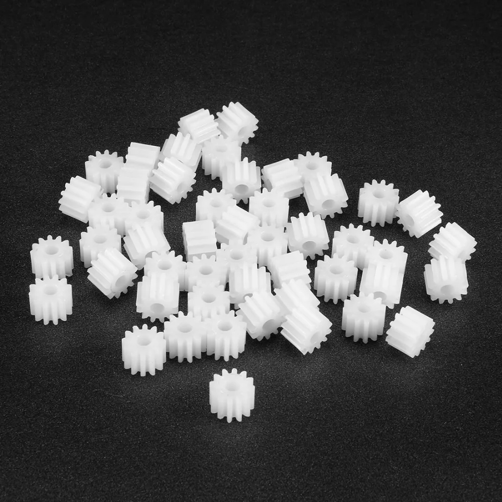 Uxcell 50pcs/lot 122.5a 5 X 7mm 2.5mm Hole Diameter Plastic Shaft Gear ...