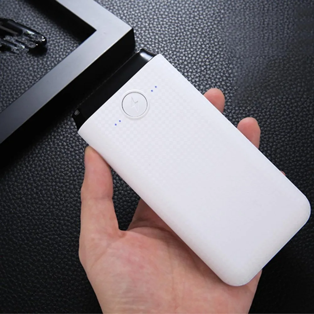 No Batteries DIY Double USB Power Bank Case External Battery Box USB ...