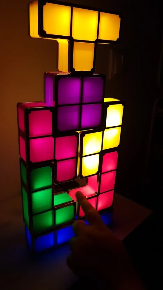 LED Lighting Tetris Nightlamp - Life Changing Products