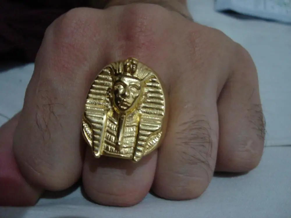 Golden Pharaoh Ring | That Ankh Life